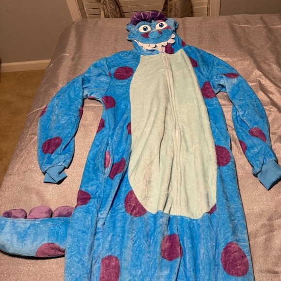 Other | Mens Halloween Costume Blue And Purple Monster Sully From ...